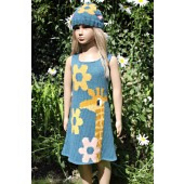 Ravelry: Giraffe & Flower Dress pattern by Gary Kennedy (Intarsia)