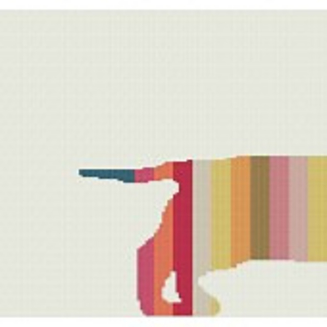 Ravelry: Dachshund on Three Cushions pattern by Gary Kennedy (Intarsia)