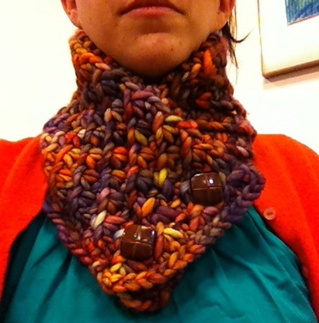 Ravelry: Clarno Neckwarmer pattern by Christine Metzger