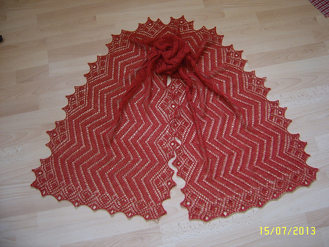 Ravelry: Stola / Stole "Xenia" pattern by Birgit Freyer