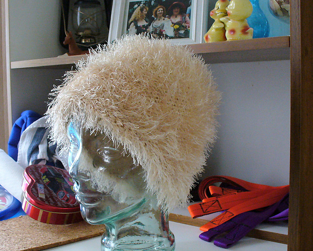 Ravelry: The 'No-Hair-Day' Hairy Chemo Cap pattern by Sue W. Thompson