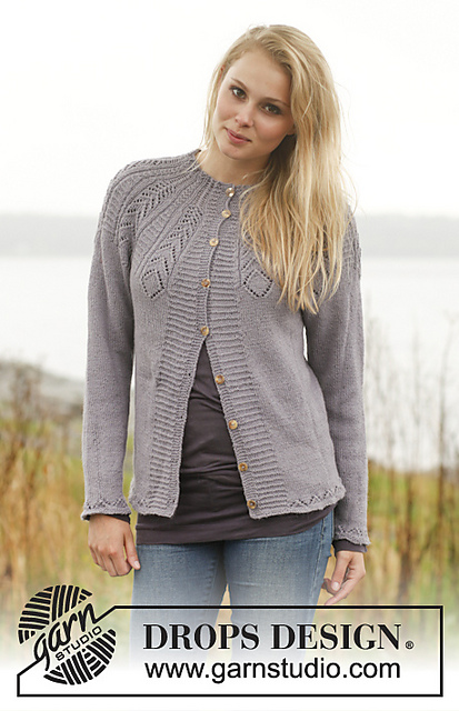 Ravelry: 149-30 Lady Feather Jacket pattern by DROPS design