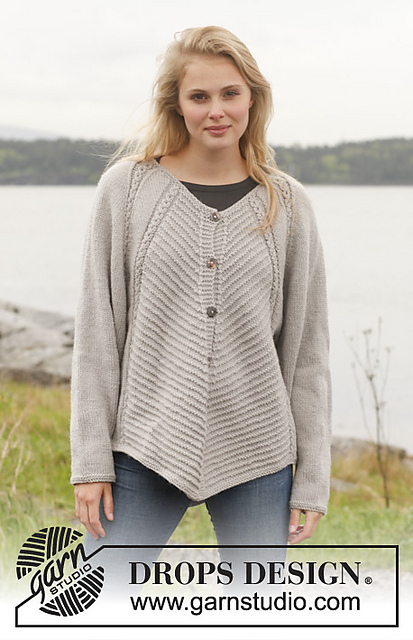 Ravelry: 0-958 Jacket with wide sleeves and deep raglan pattern by ...