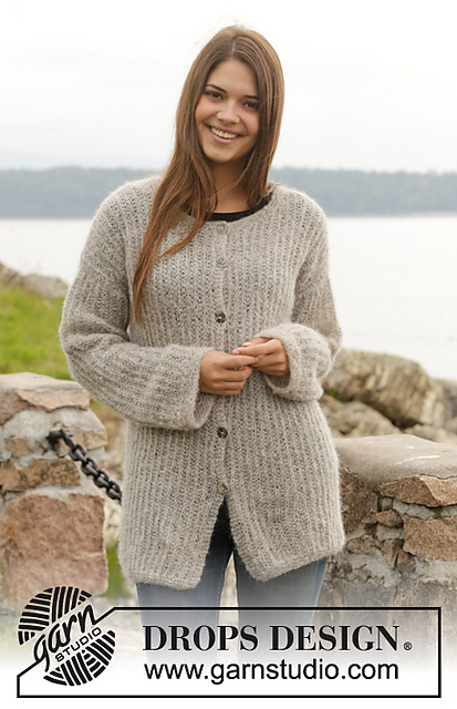 Ravelry: 158-24 Brume Cardigan pattern by DROPS design