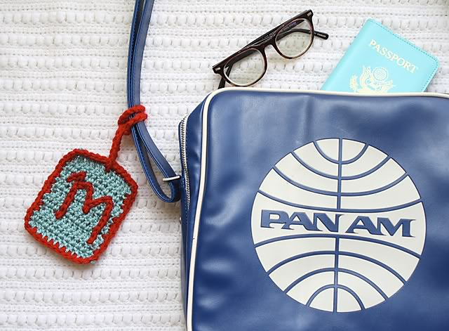 Ravelry: Crochet Luggage Tag pattern by Meredith Crawford