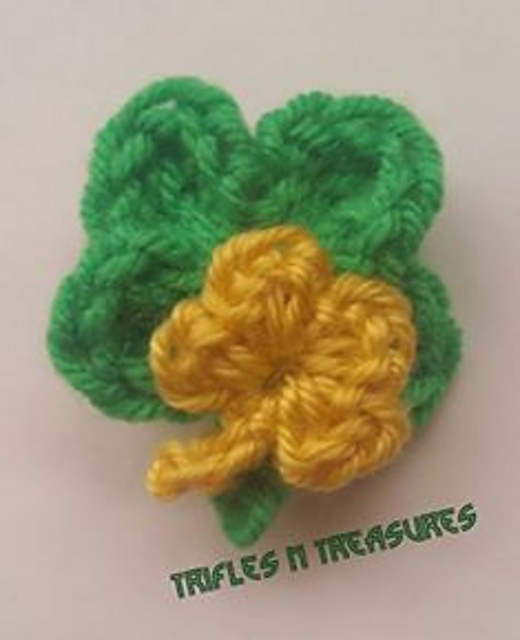Ravelry: Lucky Charm Pin pattern by Tera Kulling