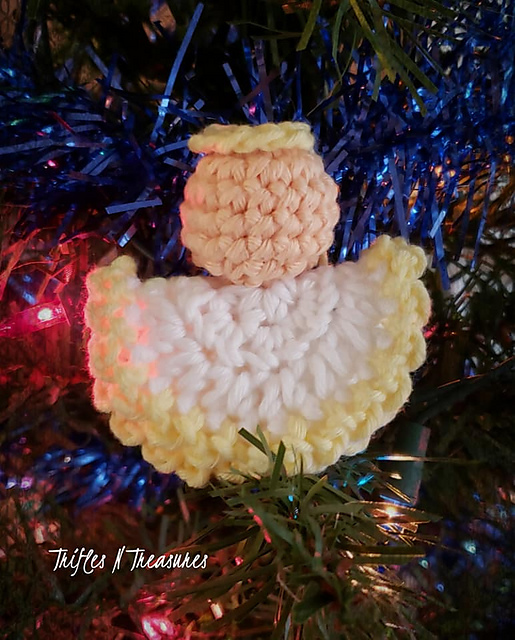 Ravelry: Simple Circle Angel Ornament pattern by Tera Kulling