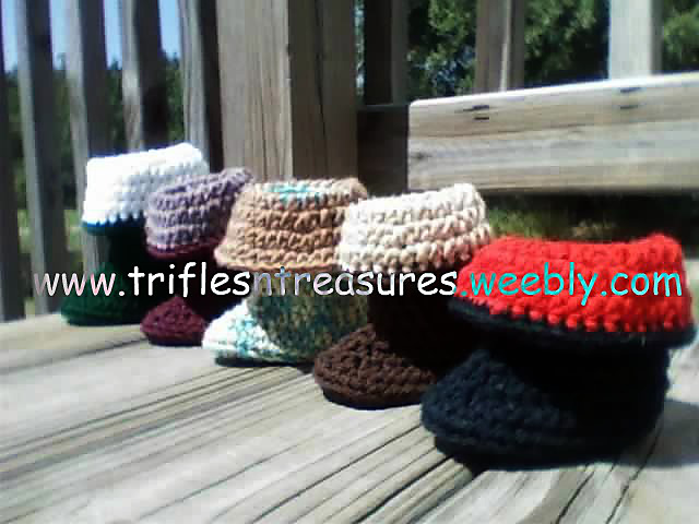 Ravelry: Baby Pirate Boots pattern by Tera Kulling