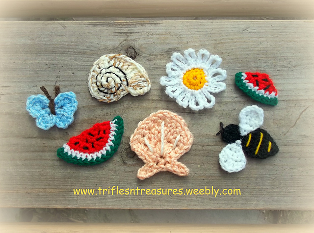 Ravelry: A Touch of Whimsy-Summer Fun Pattern Pack pattern by Tera Kulling