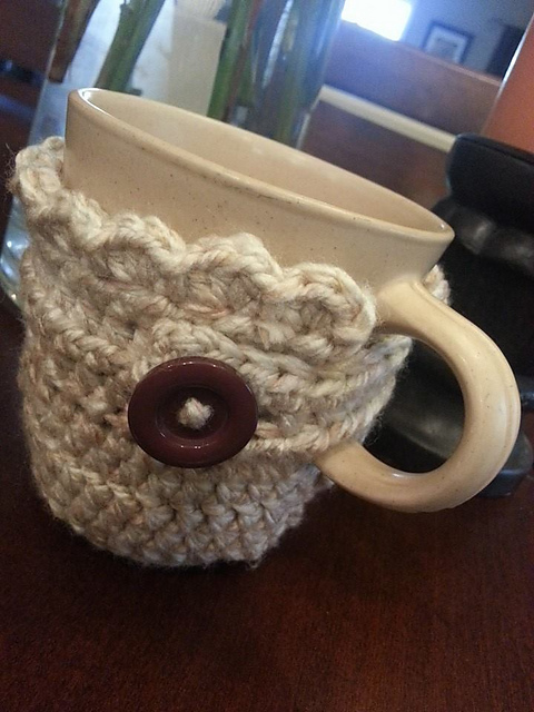 Ravelry: Simple Coffee Mug Cozy pattern by Tiny Blessings, LLC
