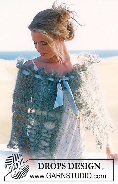 Ravelry: 88-15 Crocheted shawl pattern by DROPS design