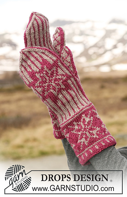 Ravelry: 116-7 Mittens with pattern pattern by DROPS design
