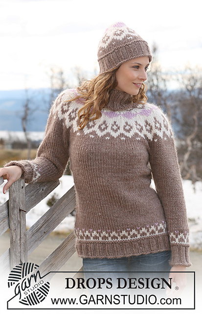 Ravelry: 116-50 Jumper with raglan sleeves pattern by DROPS design