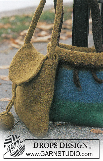 Ravelry: 86-14 Felted Purses pattern by DROPS design