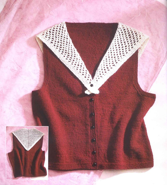 Ravelry: Swiss Collar Vest pattern by Cheryl Oberle