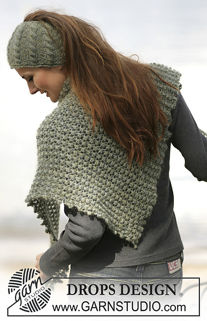 Ravelry: 98-22 a - Shawl pattern by DROPS design
