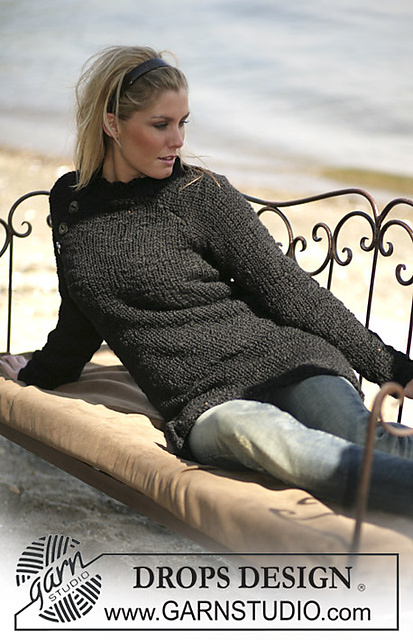 Ravelry: 96-14 Dress with raglan sleeve and buttons pattern by DROPS design