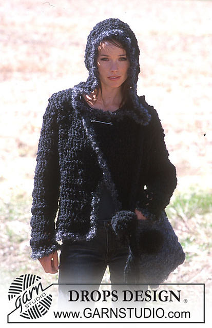 Ravelry: 92-20 a - Crocheted Cardigan with edges pattern by DROPS design