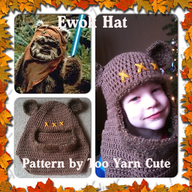 Ravelry: Wilderness Bear Hood (ewok inspired) pattern by Too Yarn Cute