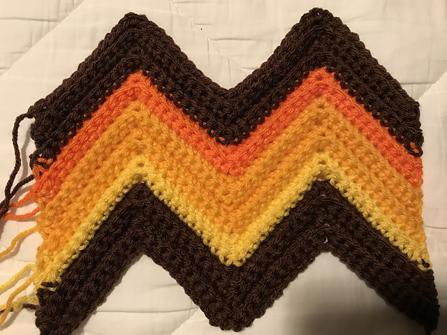 Ravelry: toriellen's Hubs’ classic 70s sc ripple!