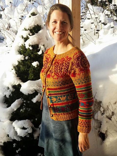 Ravelry: torirot's Tuin Stripey Cardigan