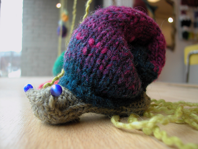 Ravelry: Snail pattern by The Knit Cafe Toronto