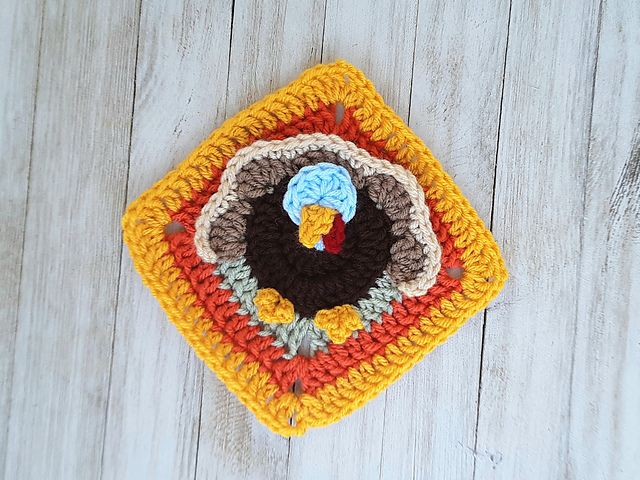 Ravelry: Turkey Granny Square pattern by Rebecca A Lang