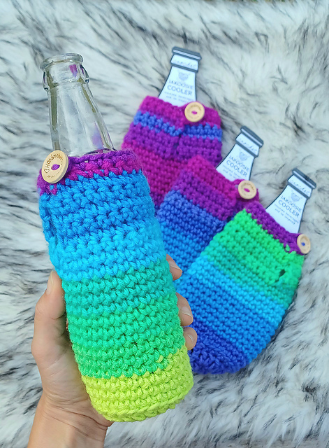 Ravelry: Jakoozie Cooler pattern by Rebecca A Lang