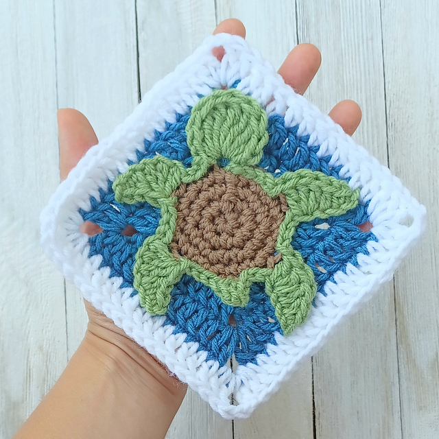 Ravelry: Turtle Granny Square pattern by Rebecca A Lang