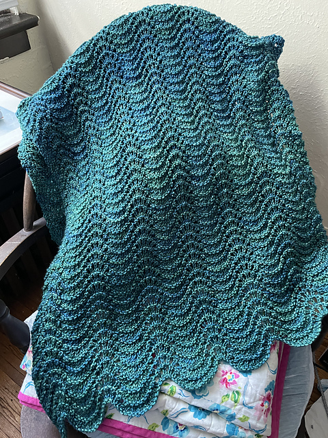 Ravelry: Mermaid Tail Healing Shawl pattern by Sharon Weinberg
