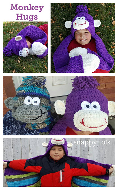 Ravelry: Monkey Hugs pattern by Heidi Yates