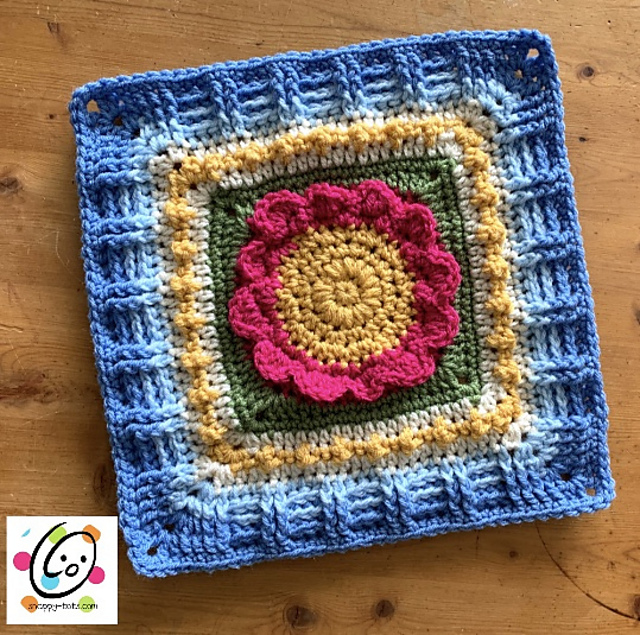 Ravelry: Blooming With Hope Square pattern by Heidi Yates