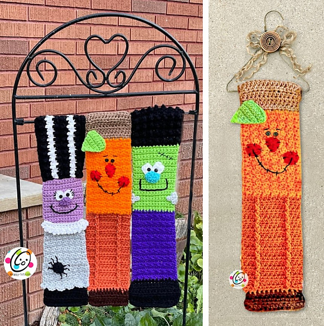 Ravelry: Trio Flags Halloween pattern by Heidi Yates