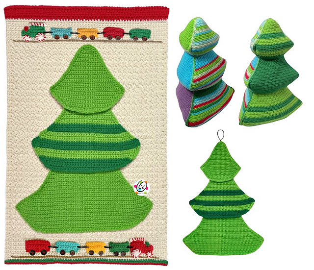 Ravelry: Advent Tree pattern by Heidi Yates
