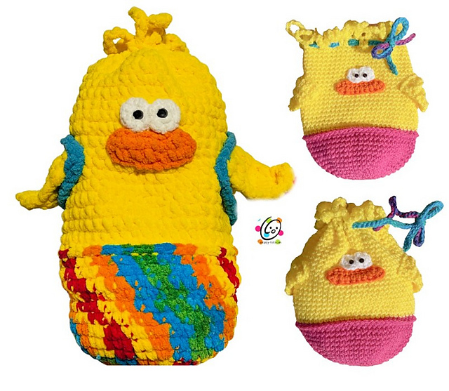 Ravelry: Tag Along Bags pattern by Heidi Yates