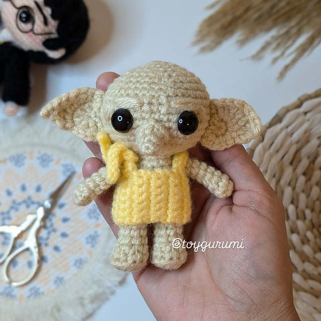 Ravelry: Dobby Amigurumi pattern by Ankita Palit
