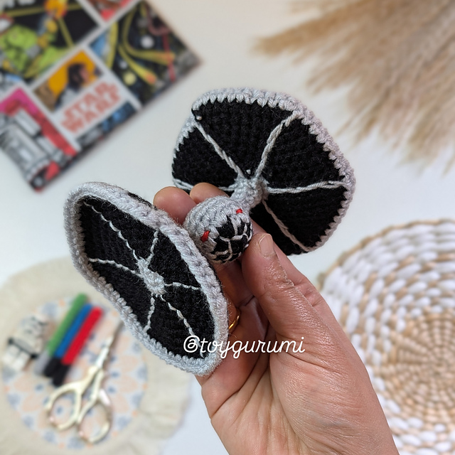 Ravelry: Star Wars TIE Fighter pattern by Ankita Palit