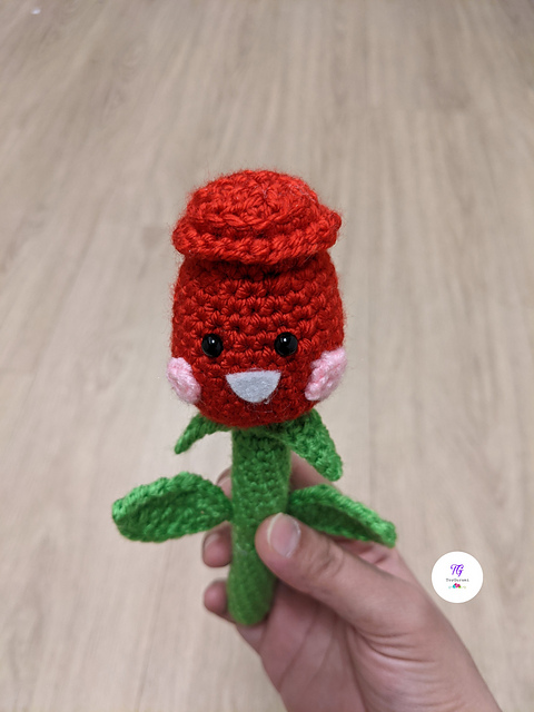 Ravelry: Rose Amigurumi pattern by Ankita Palit