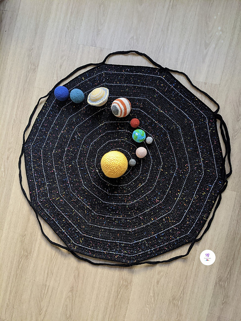 Ravelry: Solar System Play Mat pattern by Ankita Palit