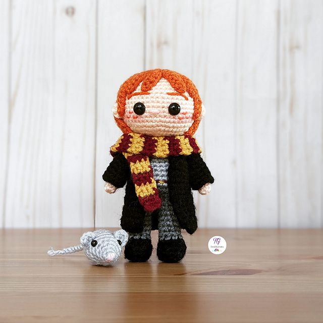 Ravelry: Ron Weasley Amigurumi pattern by Ankita Palit