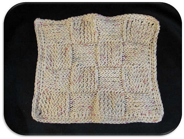 Ravelry: Basket Weave Dish Cloth pattern by Tracey Binion