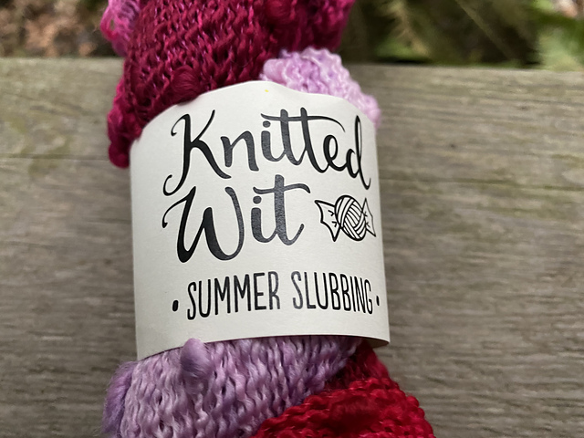 Ravelry: Knitted Wit Summer Slubbing