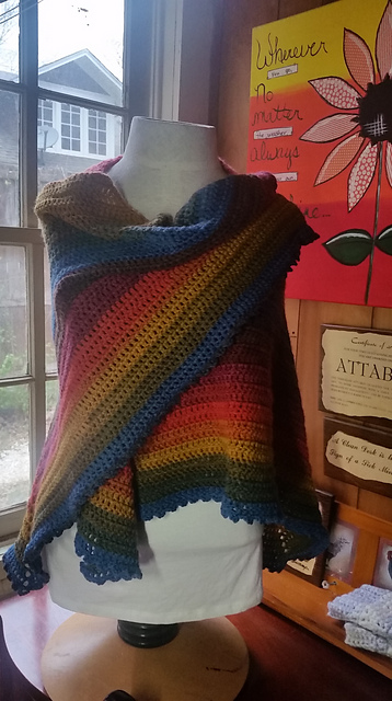 Ravelry: tracy30240's Three Triangles Shawl