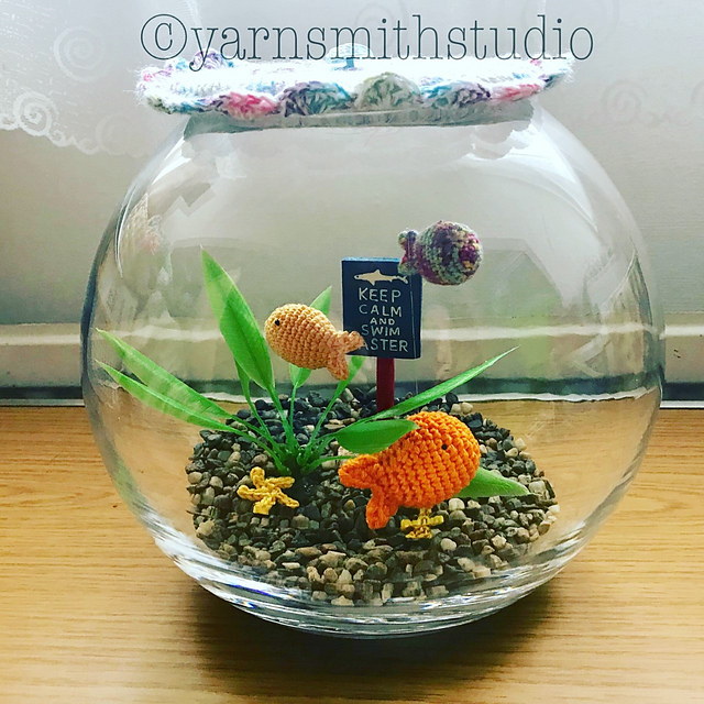 Ravelry: Goldie the Goldfish pattern by Yarnsmith Studio