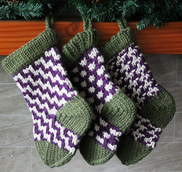 Ravelry: Supersonic Stockings pattern by Triona Murphy