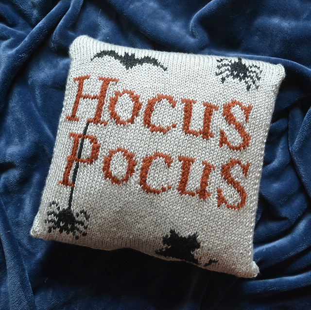 Ravelry: Hocus Pocus Pillow (Knit) pattern by While They Dream