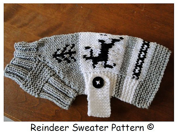 Ravelry: Reindeer Dog Sweater Pattern pattern by My Mothers Corner