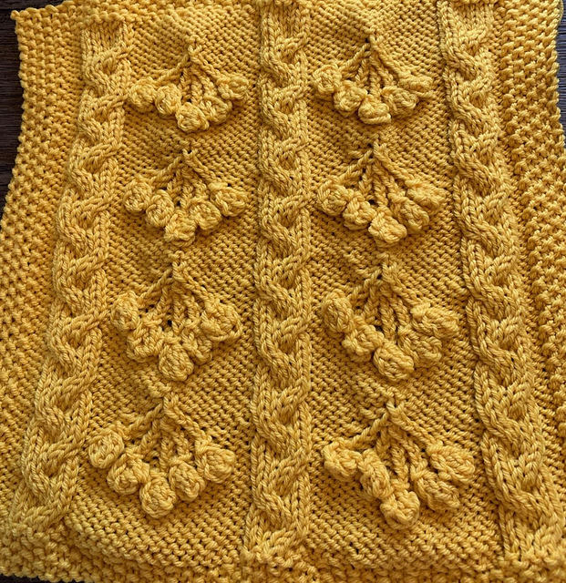 Ravelry: Aran Sampler Blanket, Square 8 pattern by Susan Springett