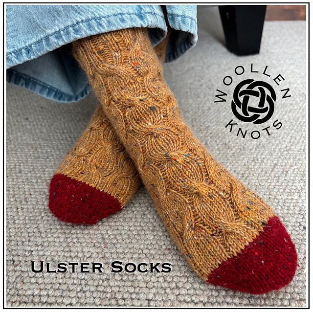 Ravelry: Ulster Socks pattern by Woollen Knots