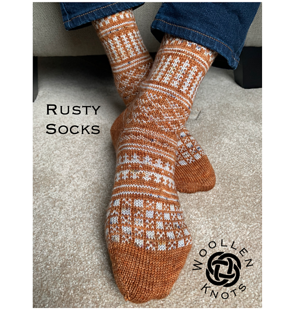 Ravelry: Rusty Socks pattern by Woollen Knots